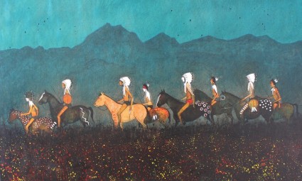 Kevin Red Star Solo Exhibition at Modern West Fine Art – Kevin Red Star